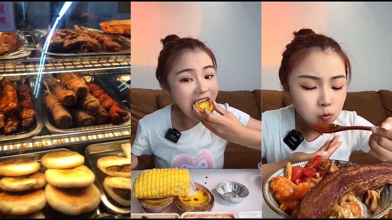 amazing eating street food show asmr - YouTube