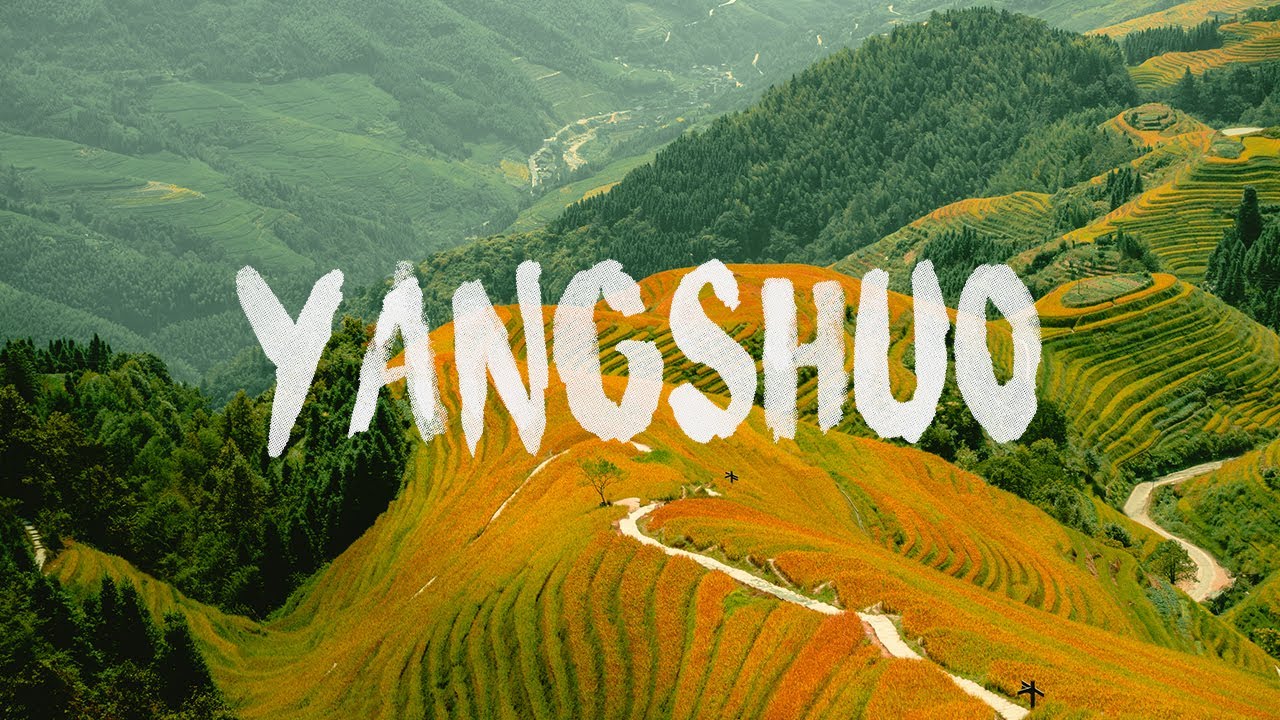 Hike the RICE TERRACES in Guilin, CLIMBING in Yangshuo - YouTube