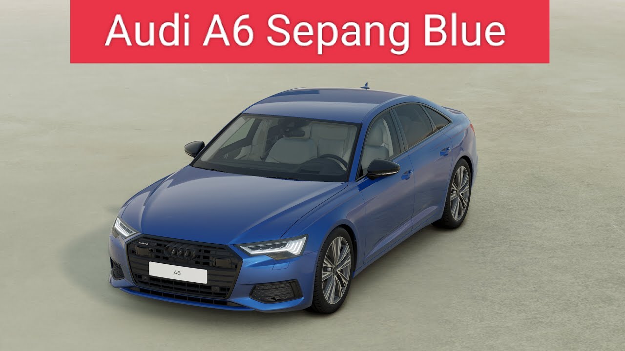 Audi A6 C8 Sepang Blue - The Epitome of Luxury with Beige Interior 2023 ...