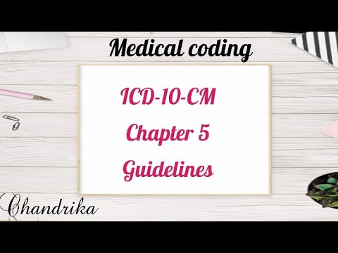 ICD-10-CM Chapter 5 Guidelines | ICD Guidelines | Medical coding - YouTube
