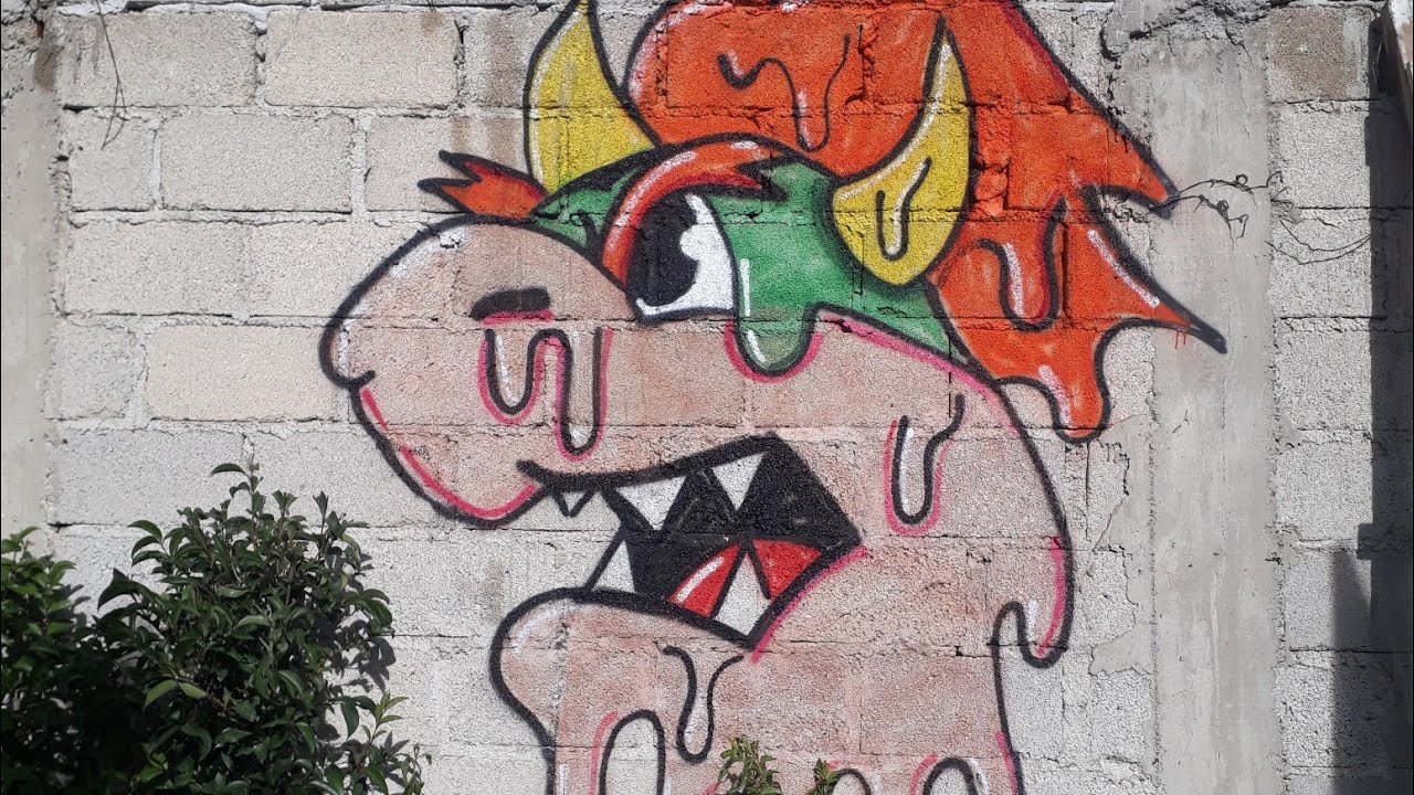 Bowser // Graffiti Urbano - YouTube