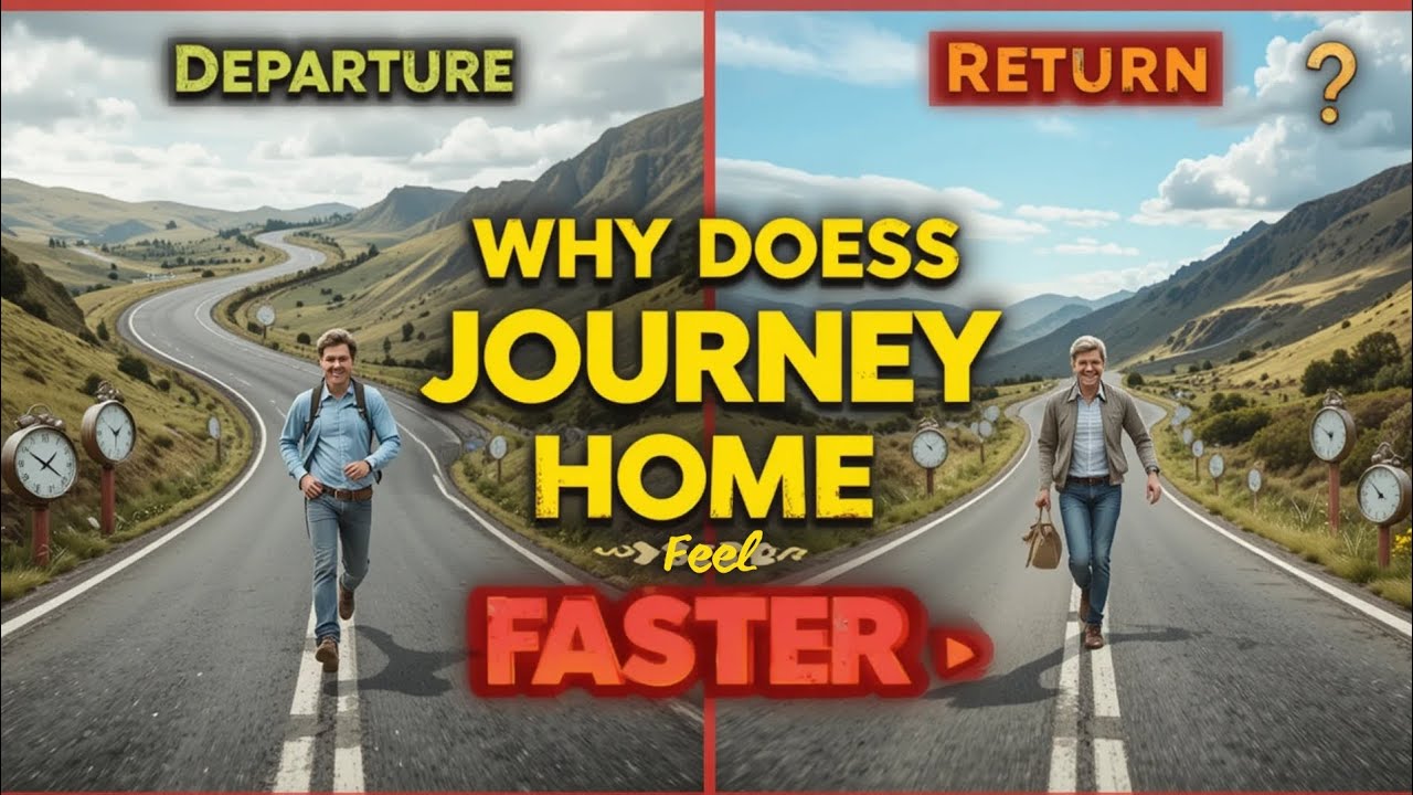 Why Do Return Journeys Feel Shorter? The Psychology Behind It - YouTube
