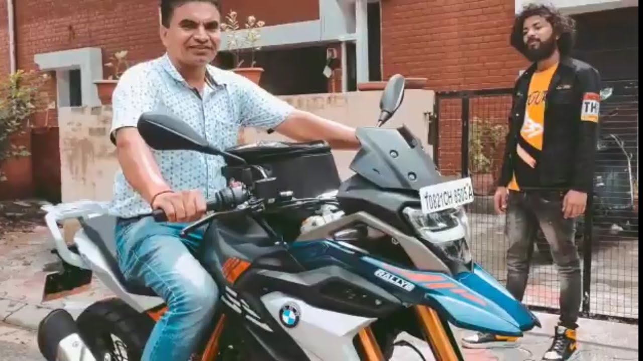 The UK07 Rider BMW Bike in my home - YouTube