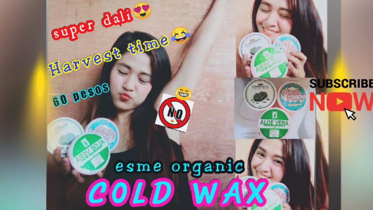 HOW I WAX MY UNDERARM USING COLD WAX (Esme organics) - YouTube