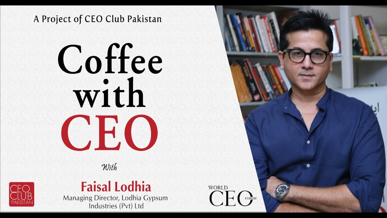 Coffee With CEO | Faisal Lodhia | Lodhia Gypsum Industries (Pvt) Ltd ...