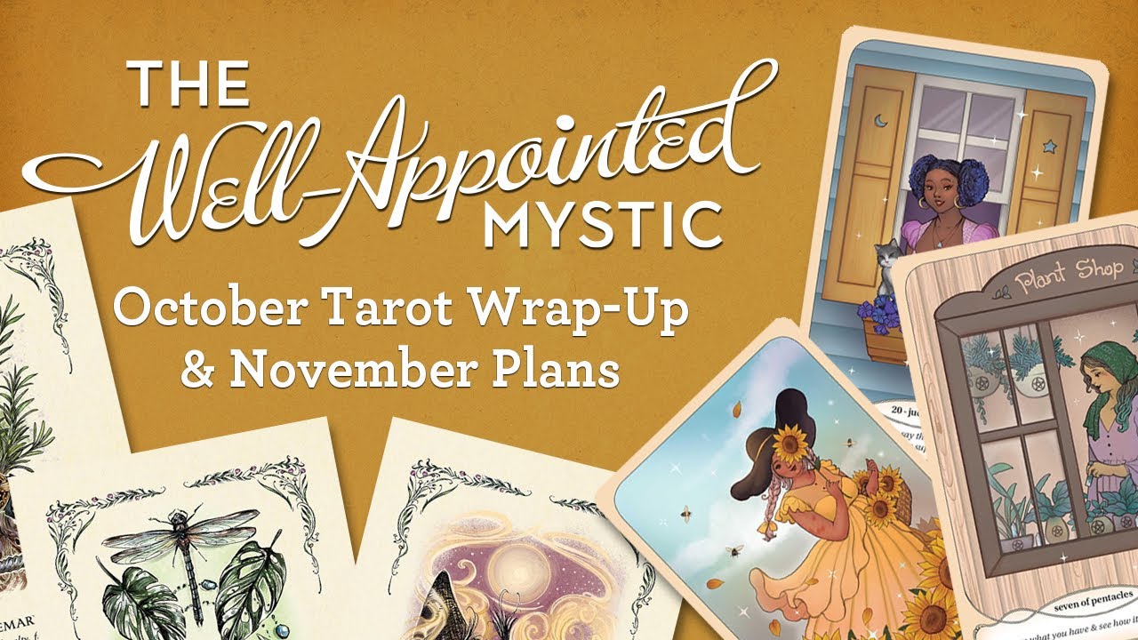 October Tarot Wrap-Up & November Plans (Cozy Tarot & Oracle Pairings ...