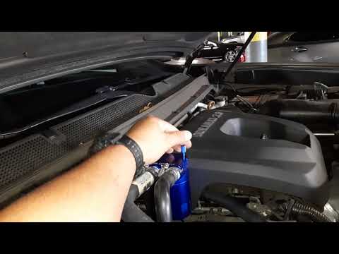 2016 chevy Colorado oil catch can placement - YouTube