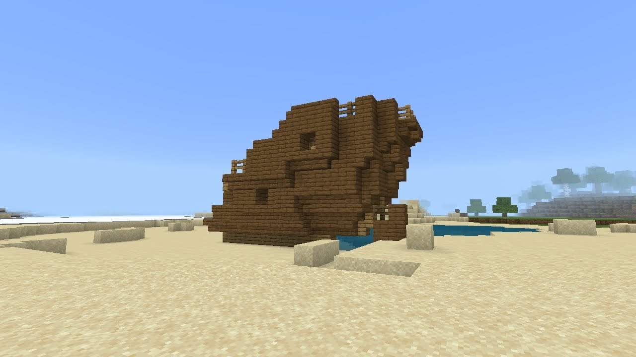 minecraft let's play ep1-Shipwreck! - YouTube
