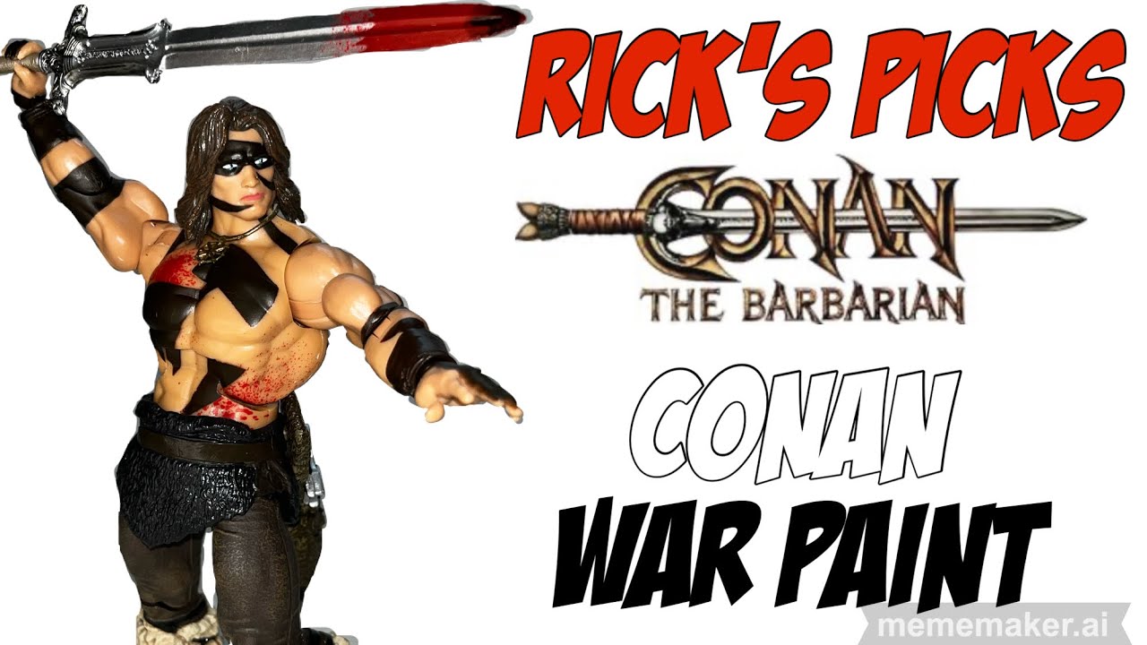 Review of the Conan War Paint figure by Super 7. - YouTube