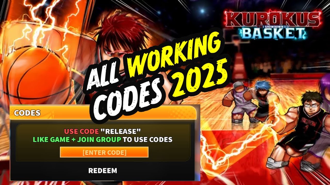 Kuroku's Basket Showdown Codes February 2025 ⚠️New⚠️ ALL CODES For ...