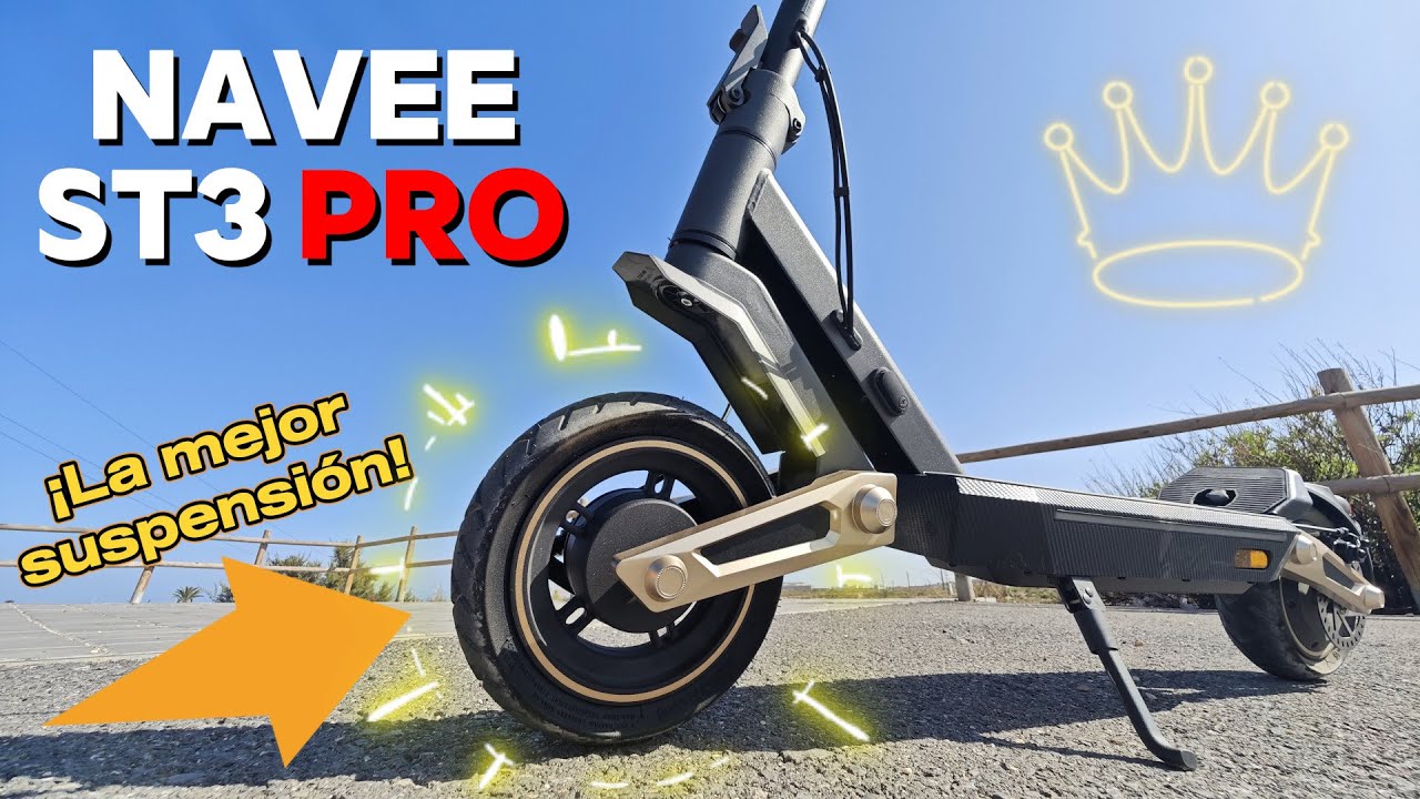 ¿Mi nuevo patinete favorito? - NAVEE ST3 PRO | Opiniones - YouTube