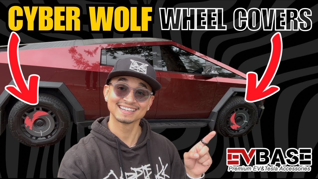 Customizable Wheel Covers by EVBase - [Cybertruck Accessory Review ...