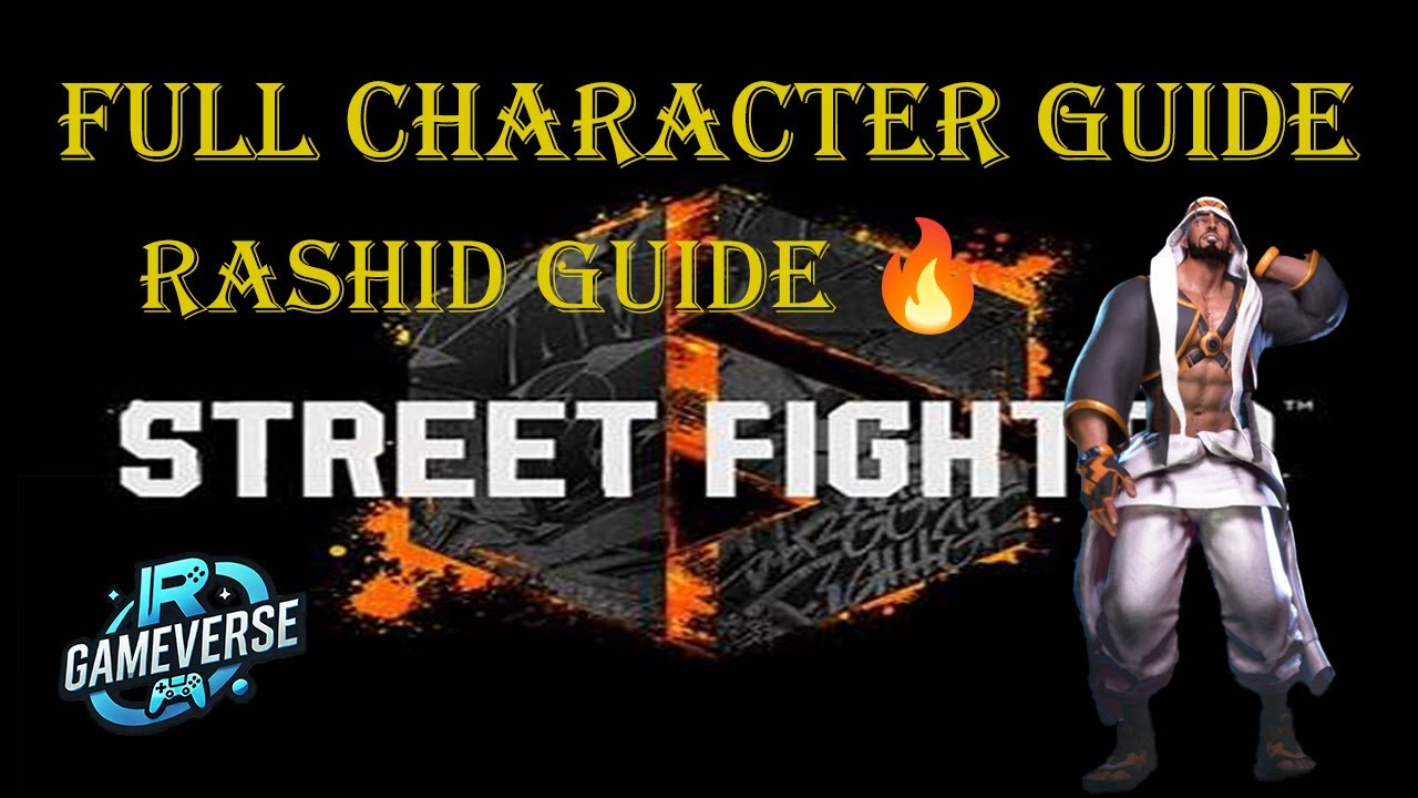 Rashid Character Guide 🌪️🧢 | Street Fighter 6 Mixups, Mobility ...