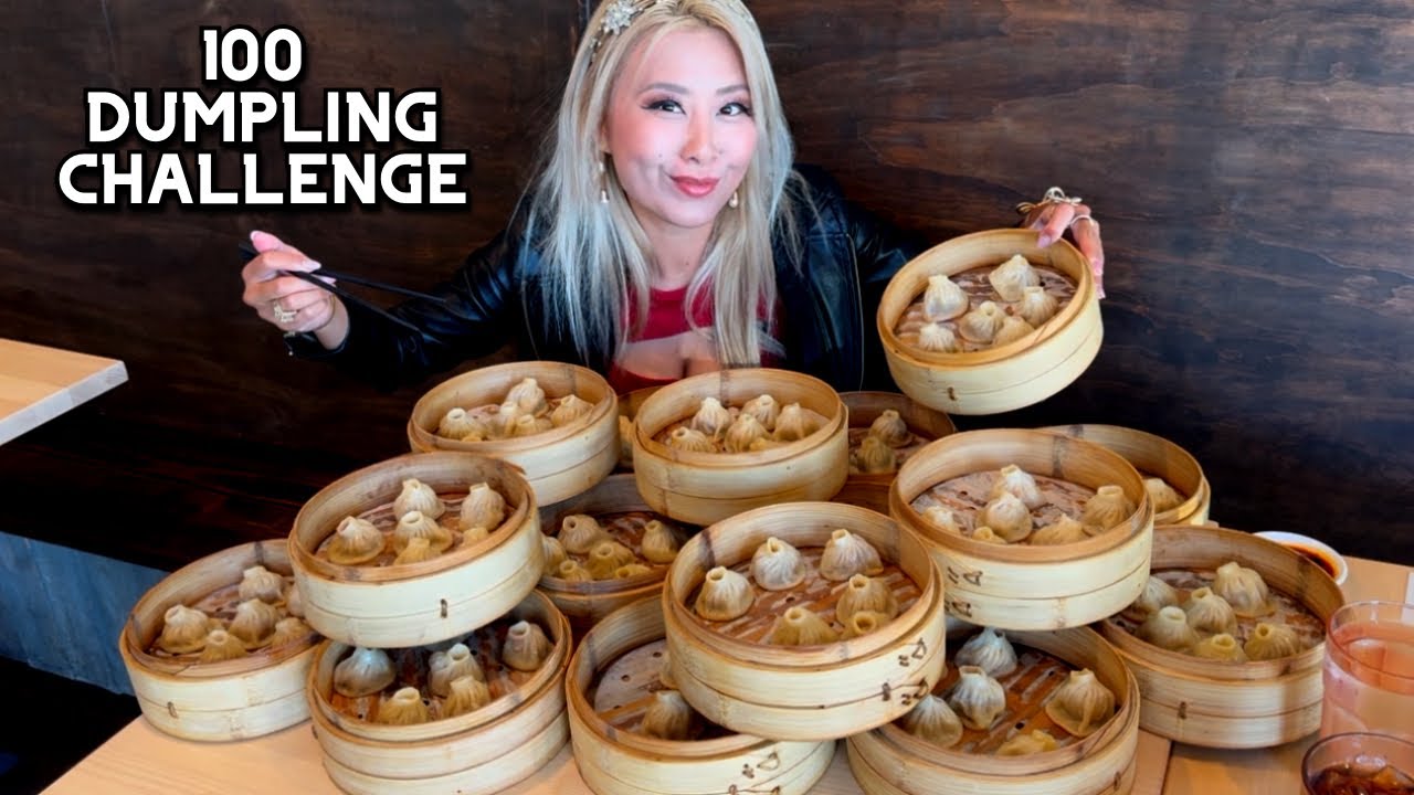 100 DUMPLINGS CHALLENGE at Dumpling Bar in San Diego, CA!! # ...