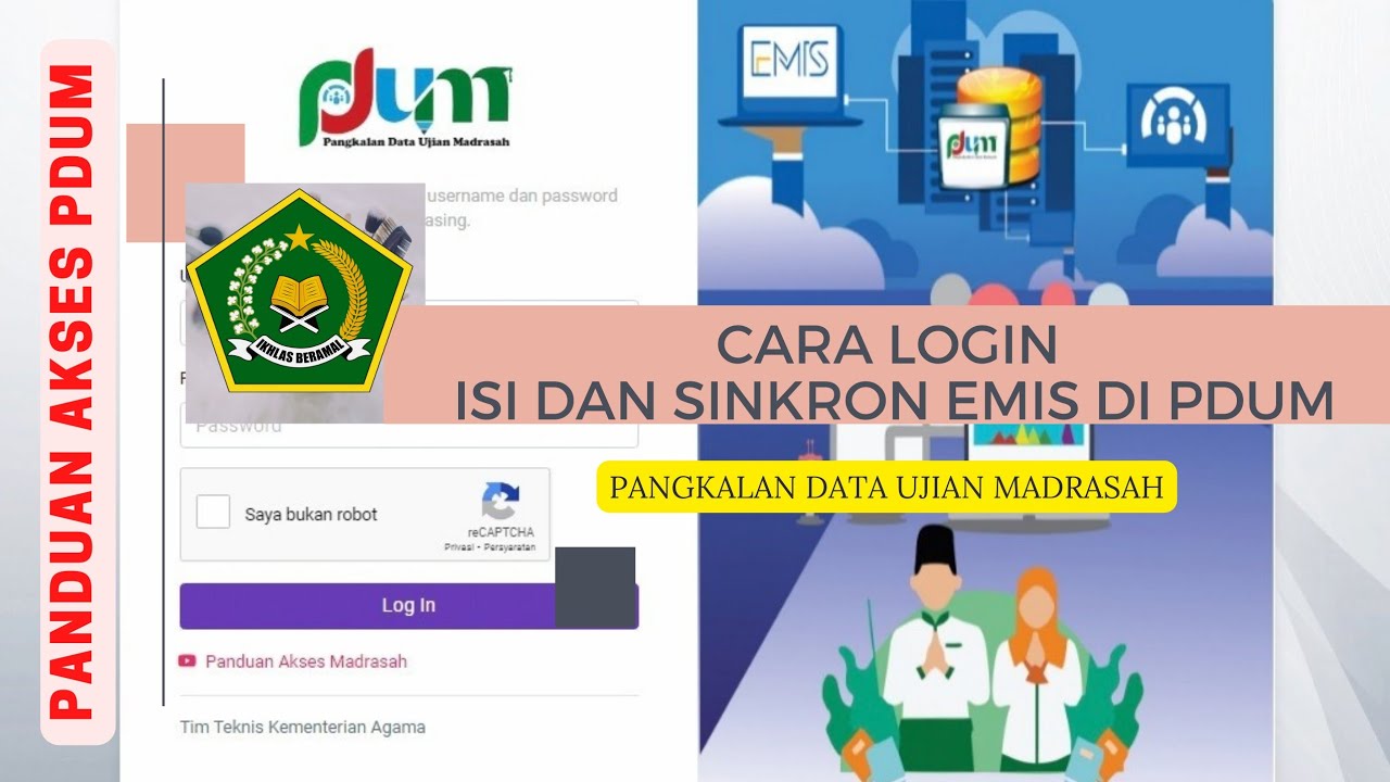 CARA LOGIN ISI DAN SINKRON EMIS DI PDUM || PANDUAN AKSES PDUM - YouTube