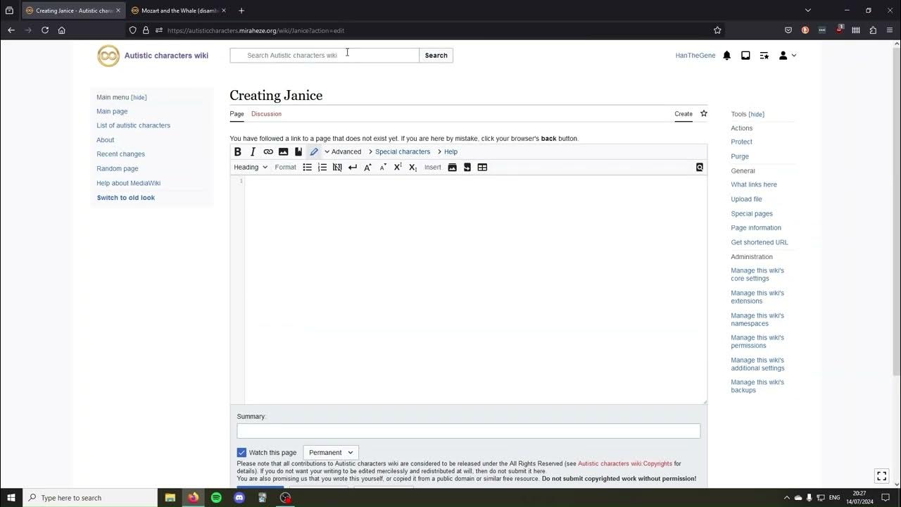 Creating a new page on Miraheze - YouTube