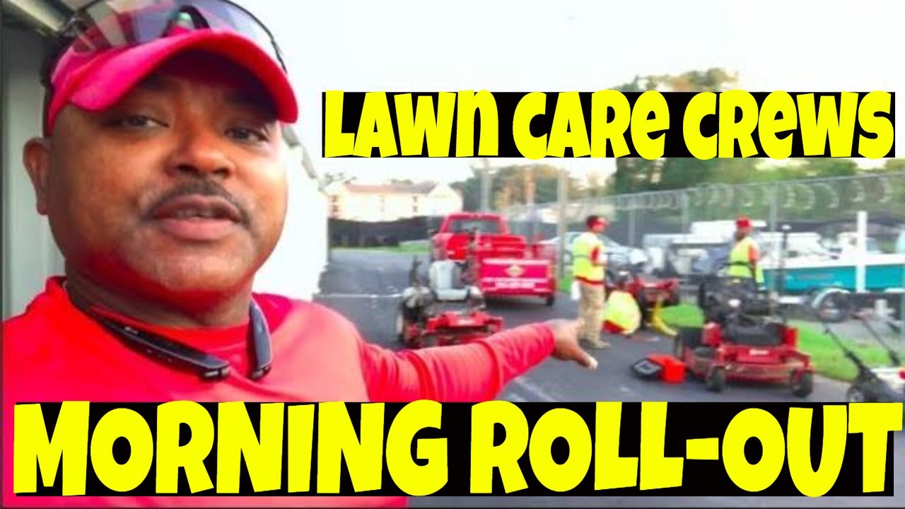 Lawn care crews morning roll out-Gator blades time-Exmark OCD ...