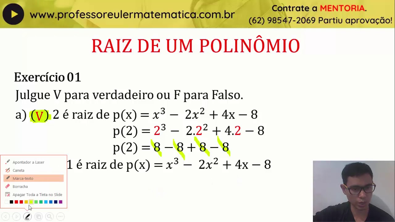 Raiz De Um Polinomio Retoedu