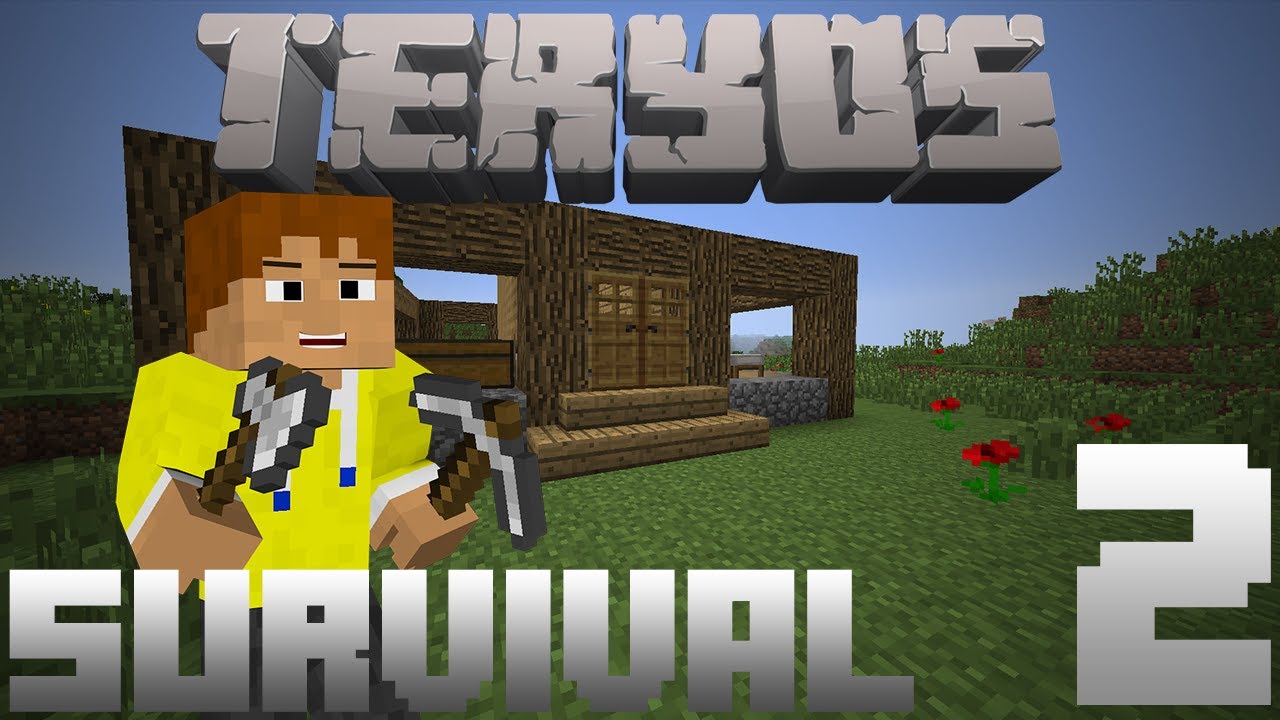 Minecraft Survival - Börjar bygga huset! [E2] - YouTube