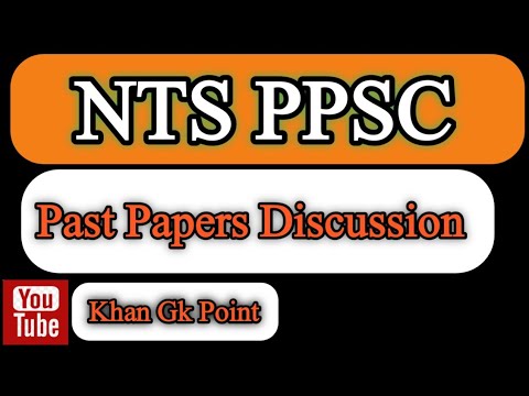 NTS PPSC CSS PMS Past Papers | All Jobs Prepartion |Online Preparation Point | General Knowledge ...