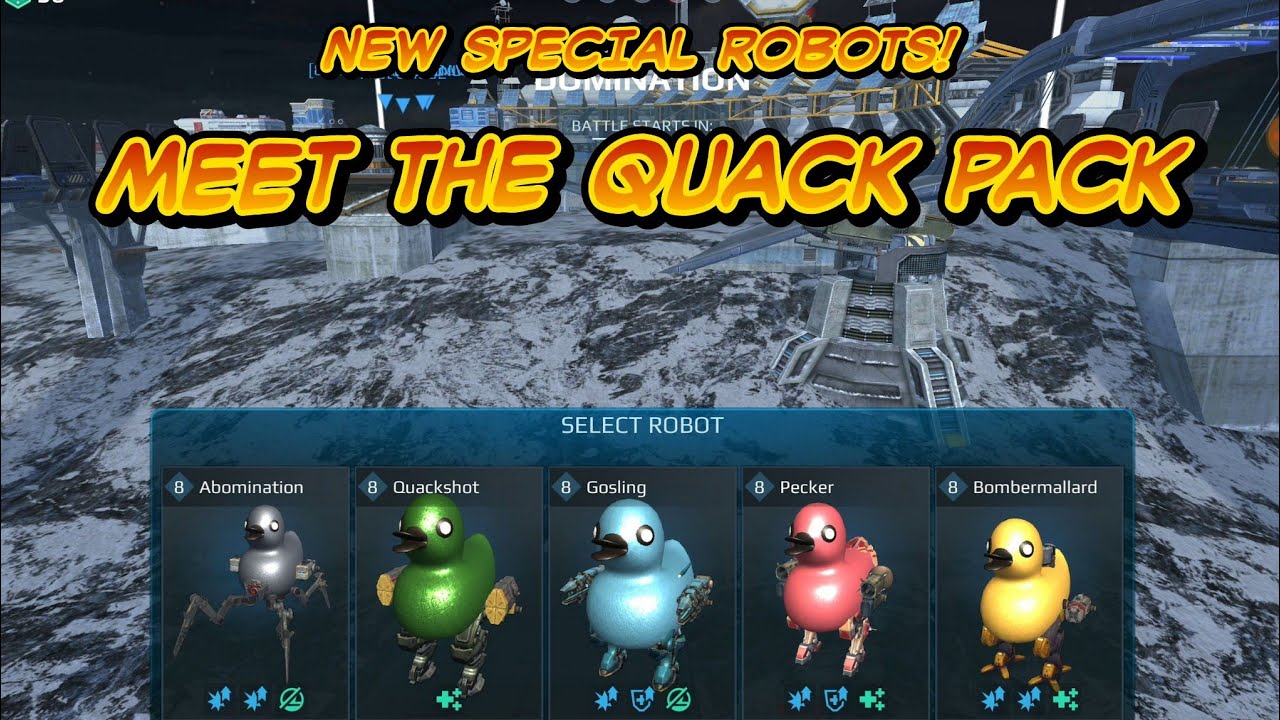 War Robots - New Duck Quack Pack! - YouTube