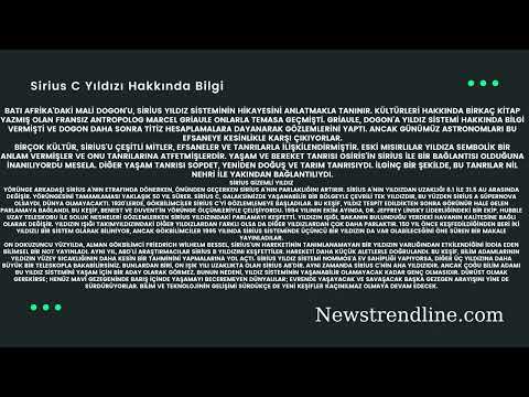 Sirius C Yıldızı Hakkında Bilgi