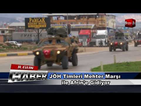 JÖH Timleri Mehter Marşı ile Afrine gidiyor 13 ŞUBAT 2018   8gunhaber