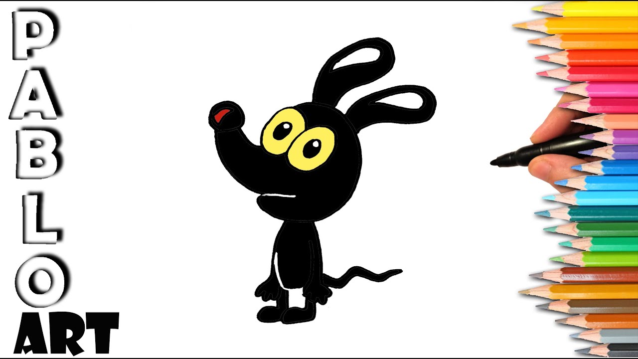 How to draw Ink from Scribbles and Ink no pbs kids | Learn to Draw step ...