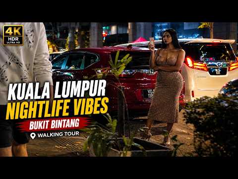 Exploring 🇲🇾 Kuala Lumpur's Nightlife After Dark | 4K HDR | Kuala Lumpur Nightlife | DJI Pocket 3