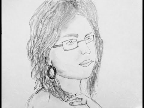 How To Draw A Cute Girl Step by Step Shading - YouTube