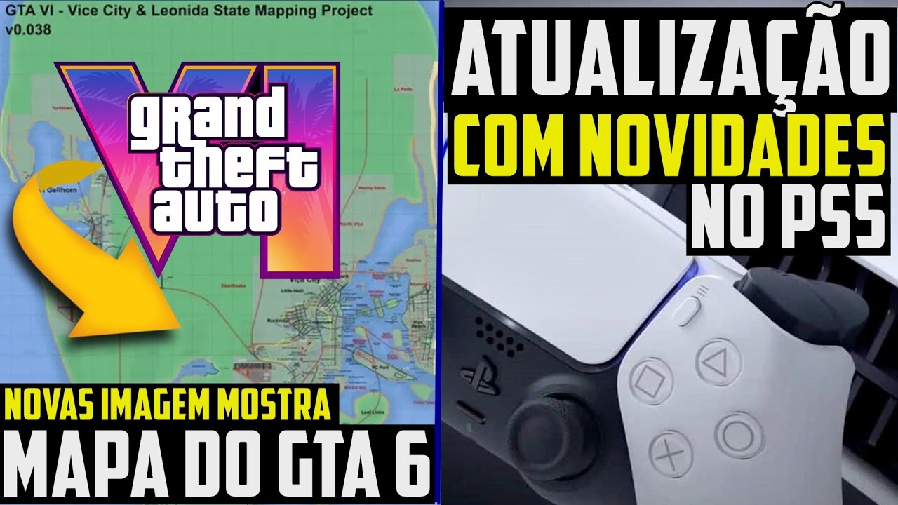 NOVAS Imagens mostram MAPA do GTA 6 IMPRESSIONANTE!! E ATUALIZAÇÃO HOJE ...