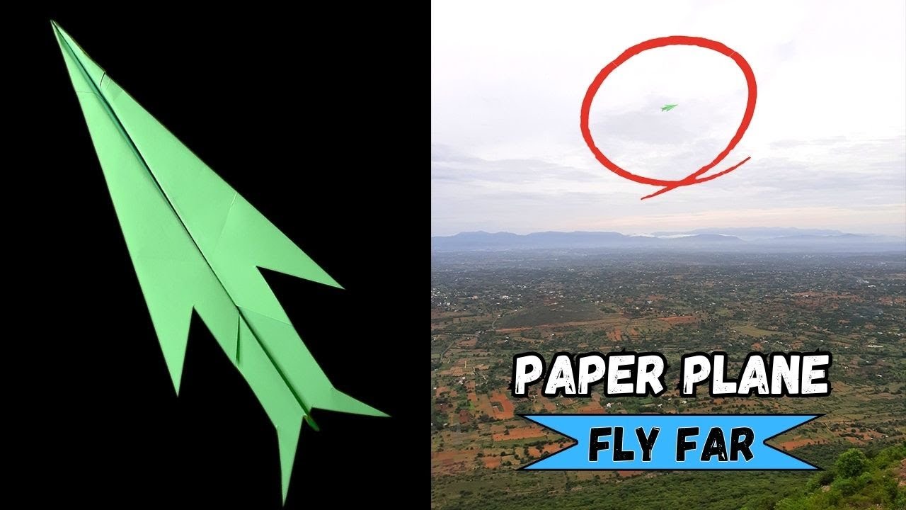 Amazing Hilltop Paper Airplane Flights 🏔️ – Soaring to New Heights ...