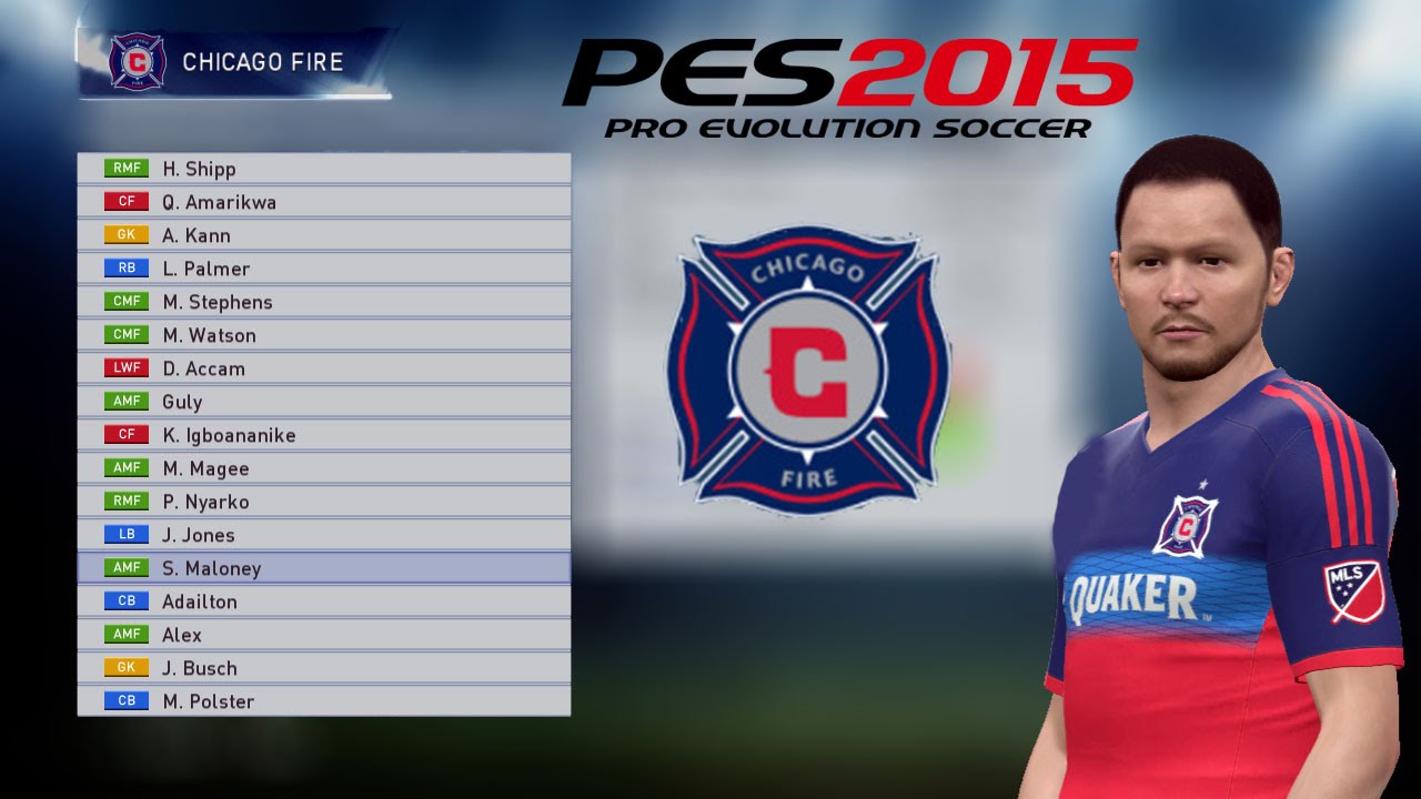 Chicago Fire Player Faces | Pro Evolution Soccer 2015 (PES 2015) - YouTube