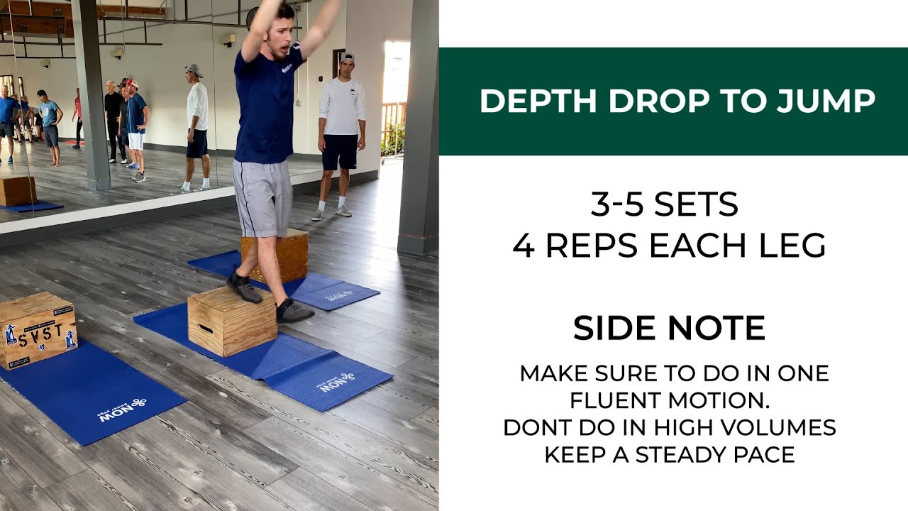 Off Season Home Workout Tips: Depth Drop To Jump - YouTube
