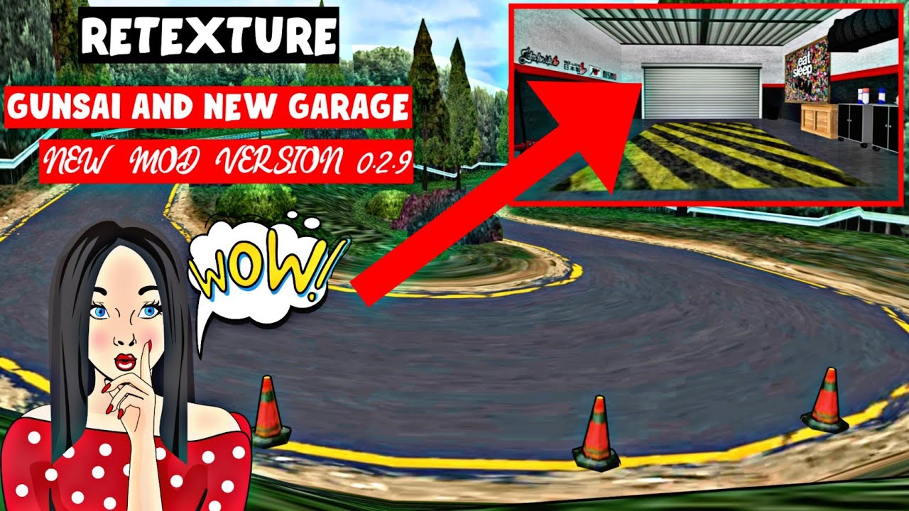 FR LEGENDS | EXTREME MOD MAP | RETEXTURE GUNSAI AND NEW GARAGE ...