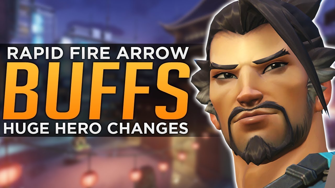 Overwatch: NEW Hanzo Abilities! - Mei Sombra & Doomfist BUFFS! - YouTube