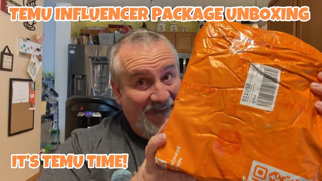 TEMU Influencer Program Package Unboxing Video - YouTube