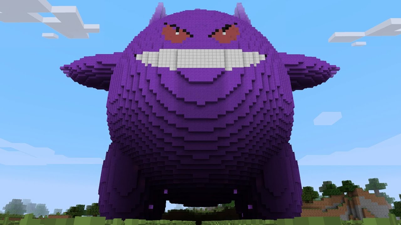 Minecraft vs Pokemon go | GIGA GENGAR | (PvZ/Pokego Land) - YouTube