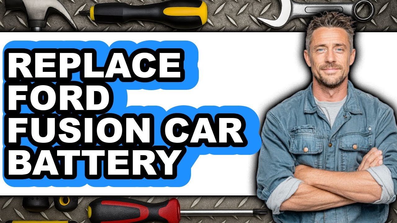 How to Replace Ford Fusion Car Battery (Easy Method) - YouTube