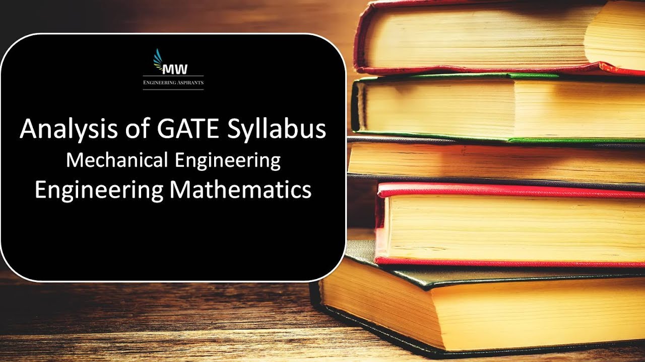 G1. Analysis of GATE Syllabus || Engineering Mathematics || Mechanical ...