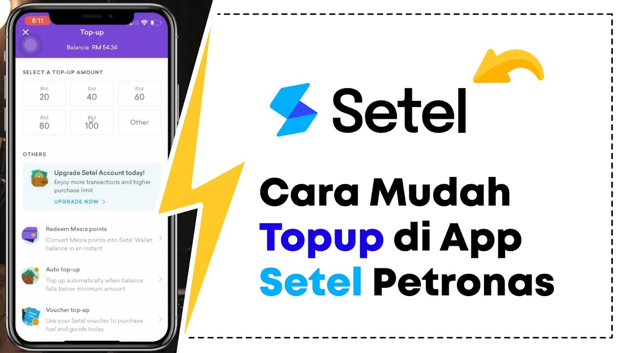 Cara Mudah Topup di App Setel Petronas 2023 - YouTube