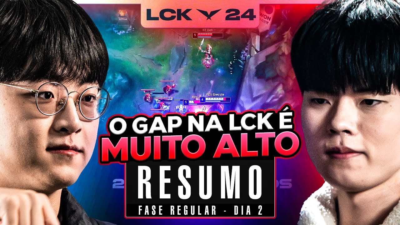 RESUMO LCK: ELES SÃO INSANOS | DK x BRION | KT x FearX | LCK Spring 2024 - DIA 2 - YouTube