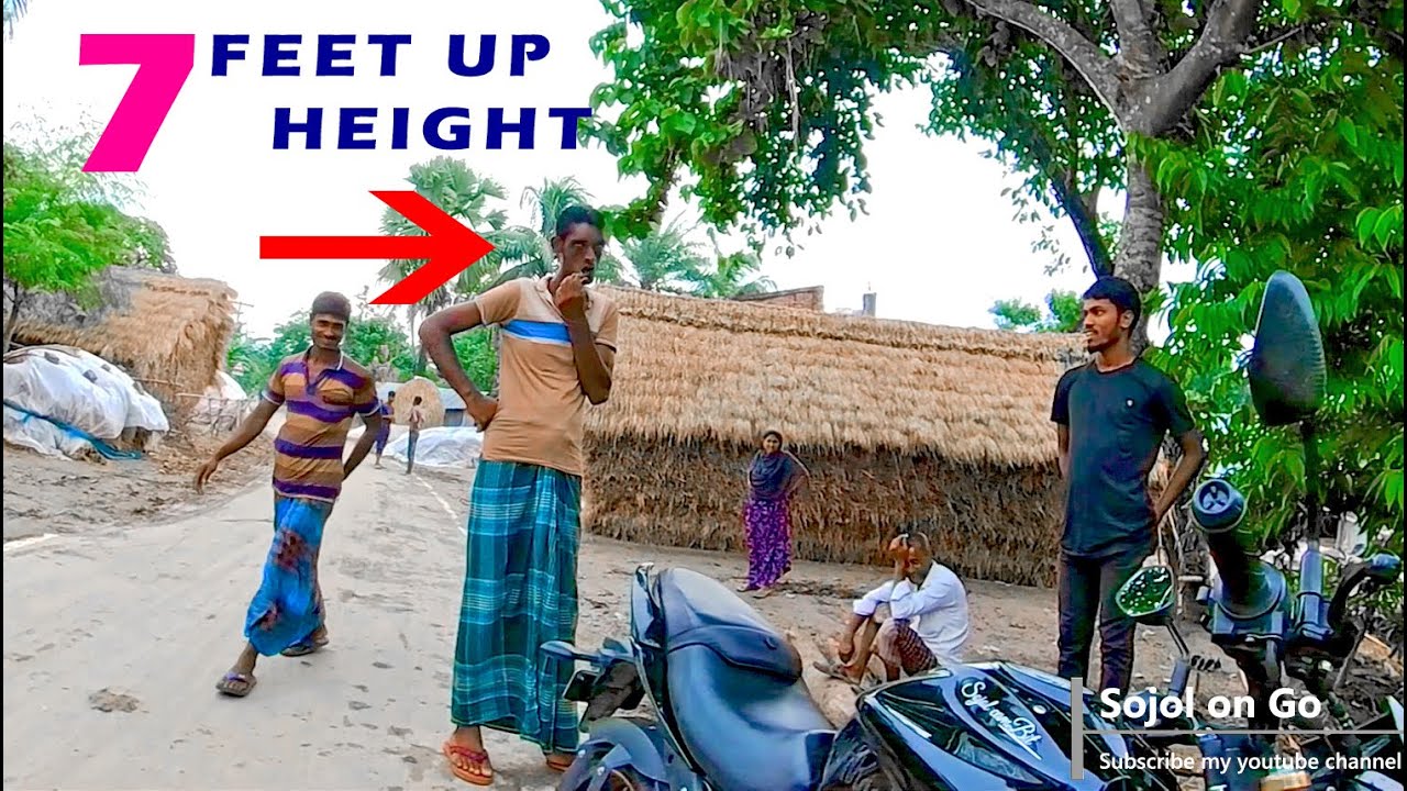 Tall man 😯 7 Feet up Height । Bangladesh #vlogs - YouTube