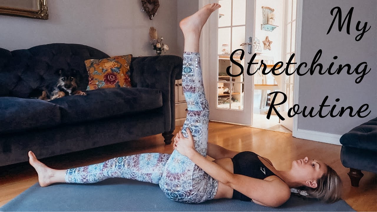 MY STRETCHING ROUTINE | AFTER WORKOUT STRETCH - YouTube