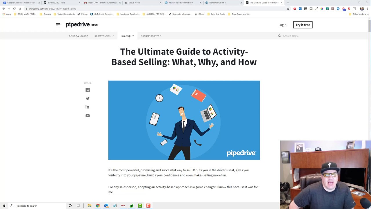 Activity Based Selling with Pipedrive - YouTube