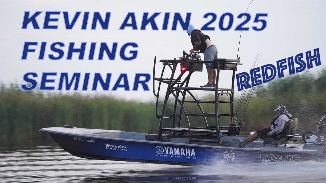 PRO Kevin Akin at the 2025 Houston Fishing ShowTalks on RedFish - YouTube