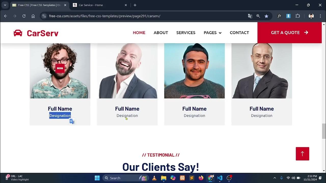 31 website design using html css 05 - YouTube