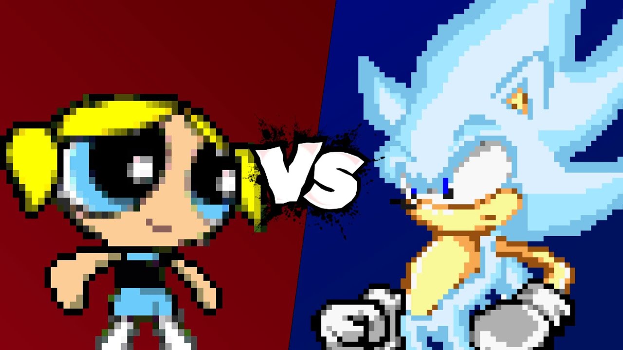 MUGEN Battle - Bubbles vs Hyper Sonic - YouTube
