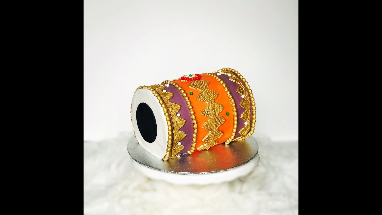 HOW TO MAKE A DHOL CAKE - YouTube