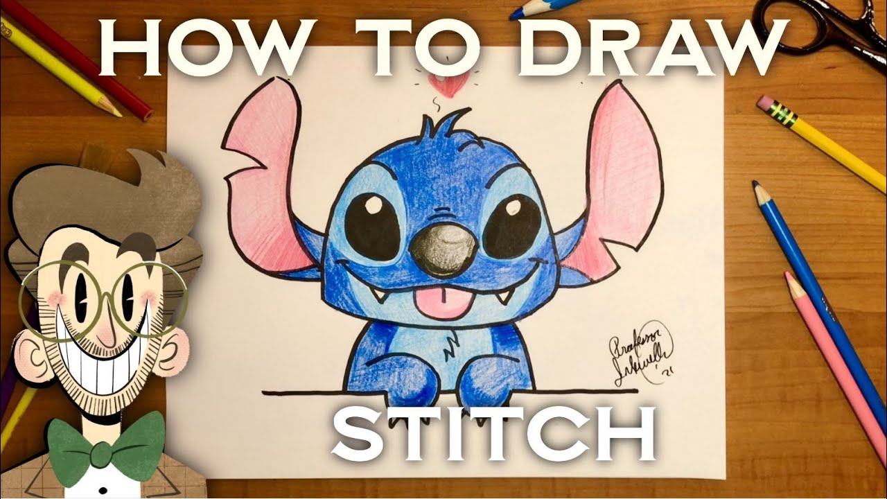 How to Draw Stitch - YouTube